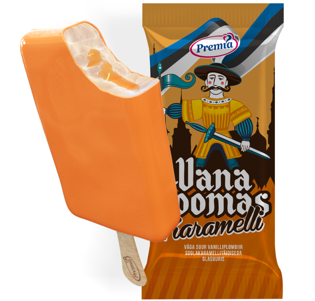 Vana Toomas Vanilli-koorejäätis SOOLAKARAMELLITÄIDISEGA ...